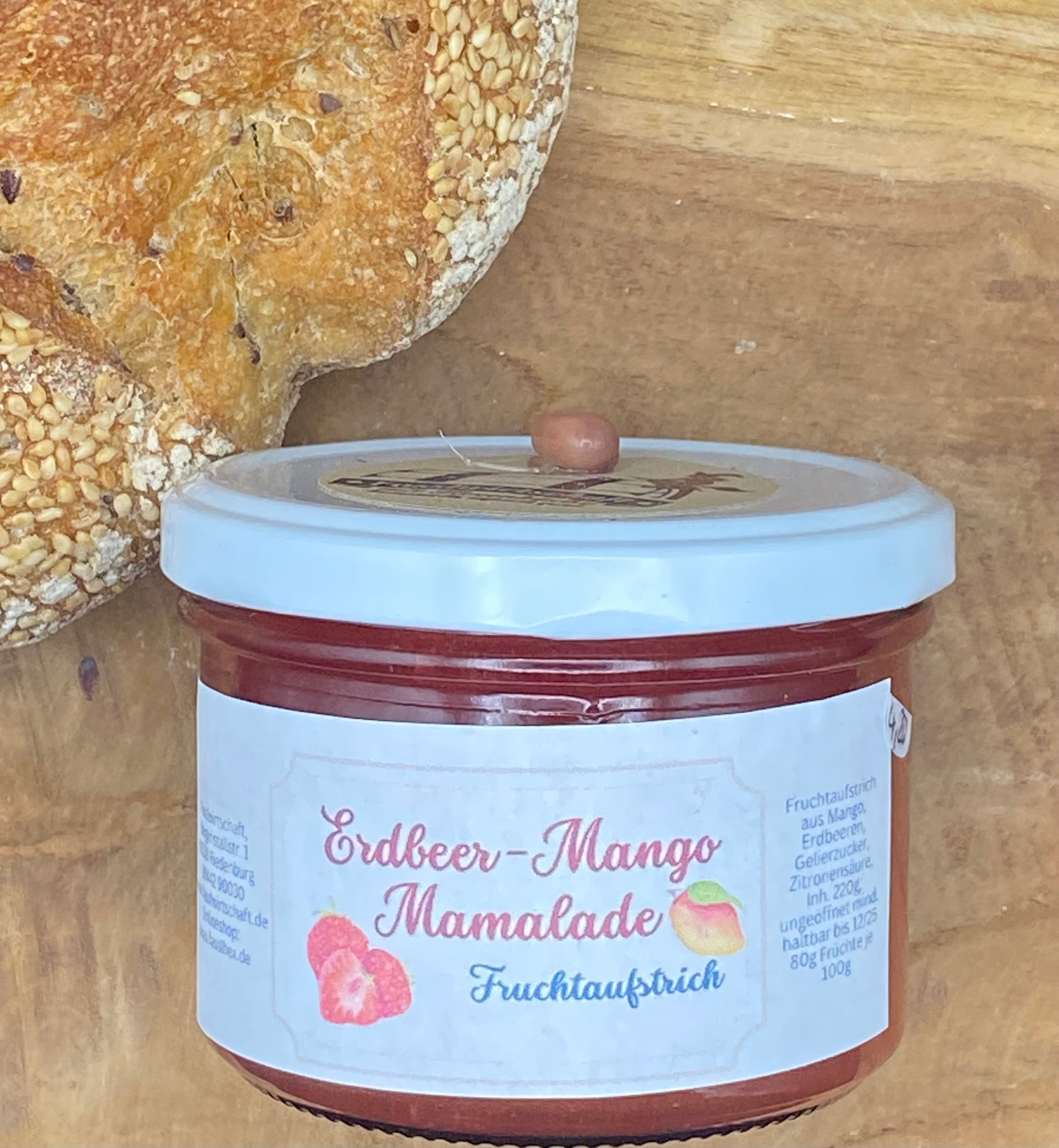 Erdbeer-Mango Mamalade Sonnentanz Fruchtaufstrich – FasslHex